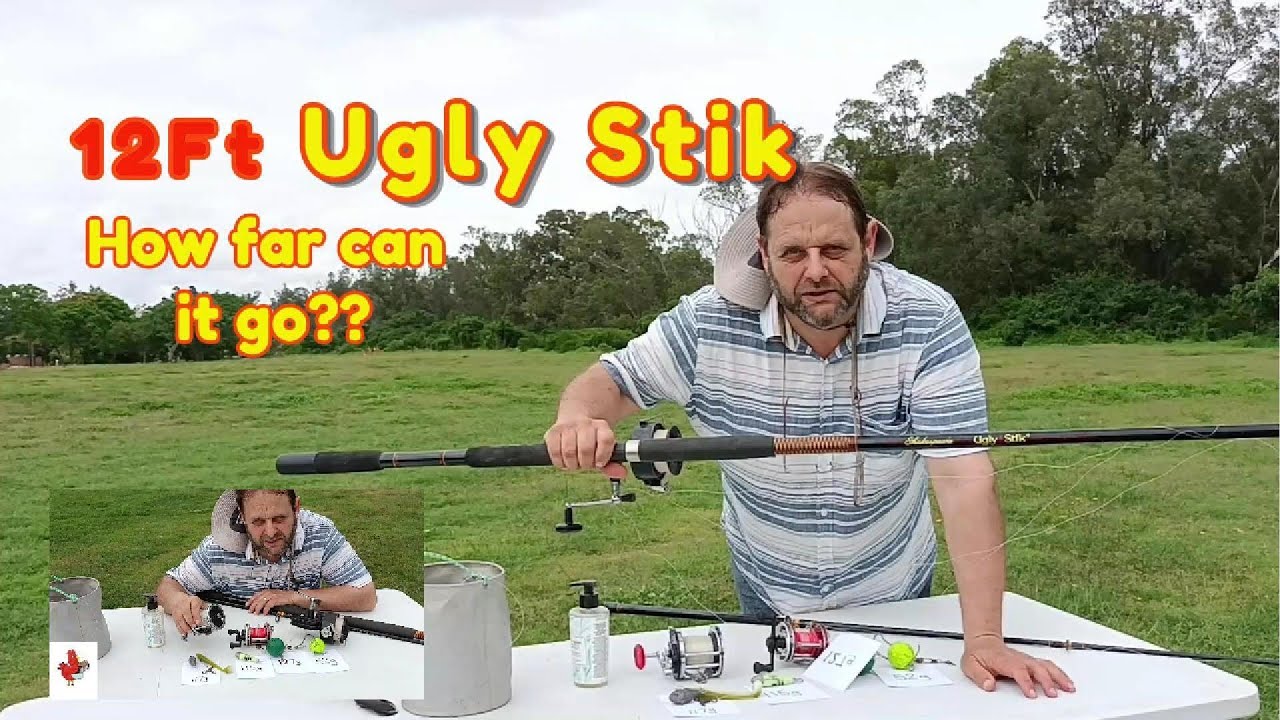 Ugly Stik 12 foot testing the casting distances on this rod with ...