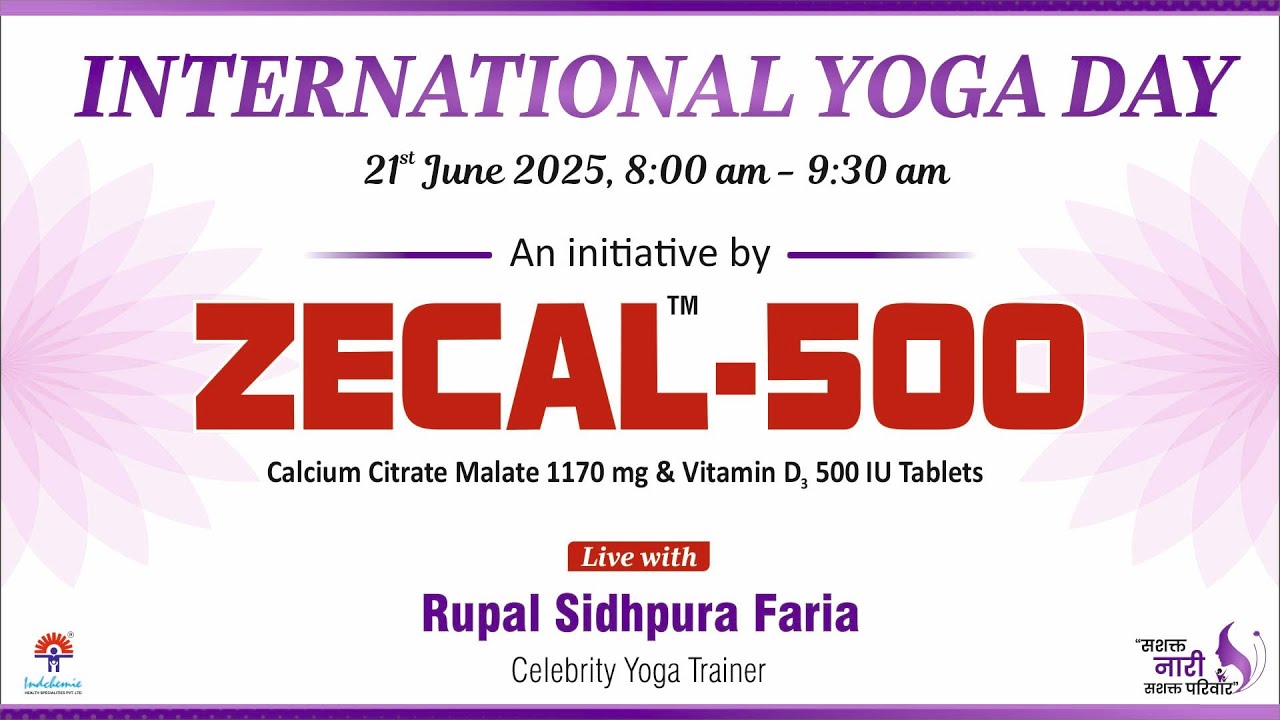 International Yoga Day - An initiative by Zecal-500 - YouTube