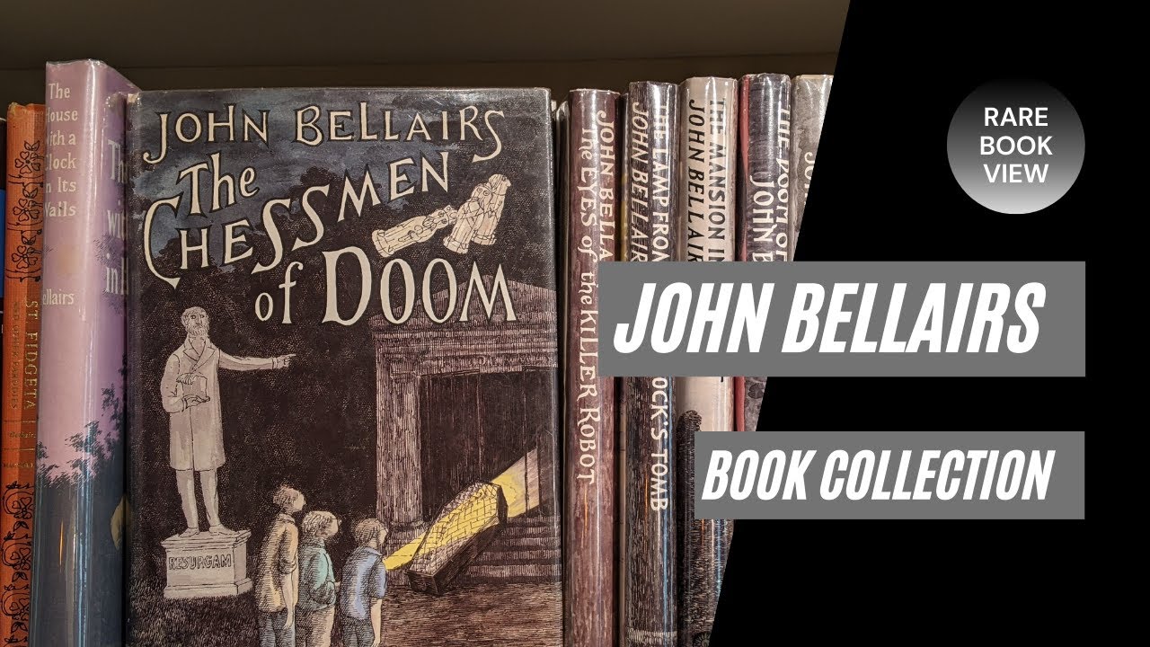 Tour of John Bellairs book collection - YouTube