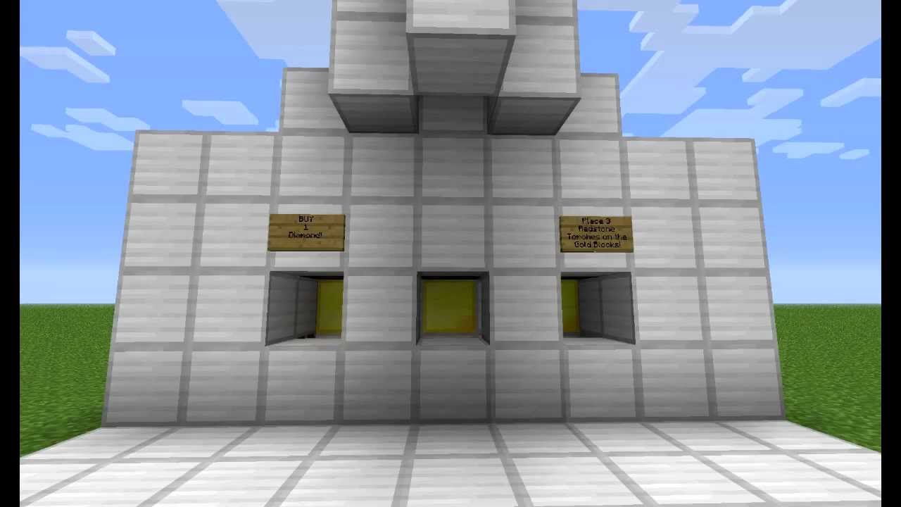 Minecraft Redstone Shop - YouTube