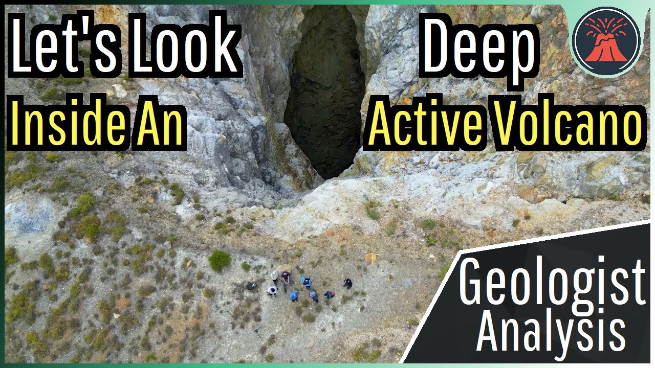 What Lies in the Interior of a Volcano; Video Footage w/ Geologist ...