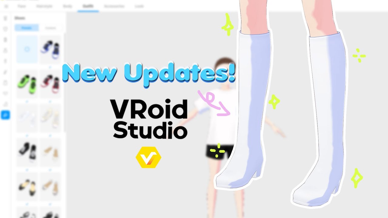 EXPLORE VROID STUDIO NEW FEATURE IN 1 MINUTE ( ..and 30 seconds) 👀 ...