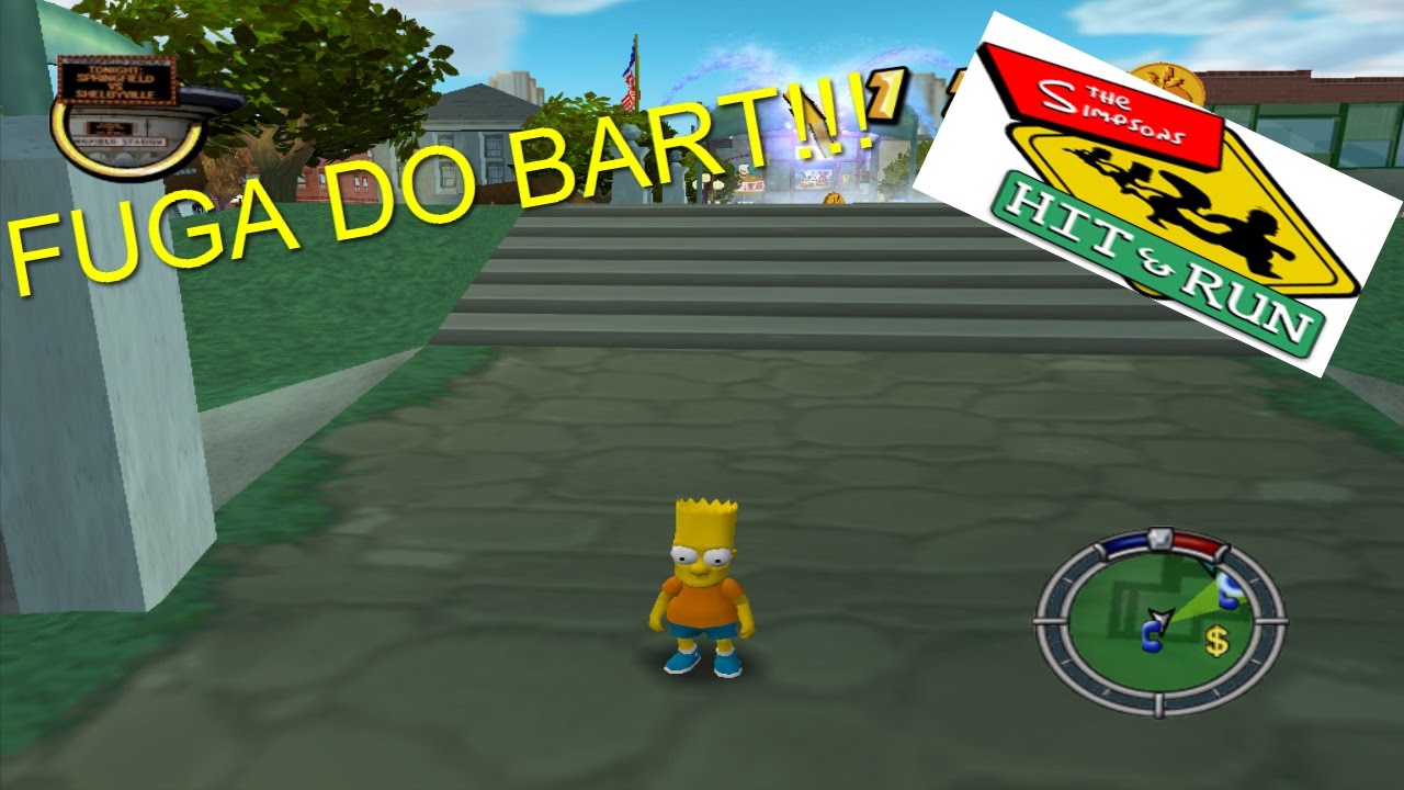 The Simpsons Hit and Run #04 (GTA DOS SIMPSONS) - Bart FUGIU da POLICIA ...