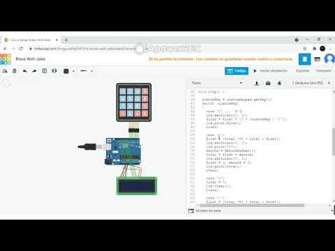 Calculadora basada en arduino con LCD y teclado matricial - YouTube