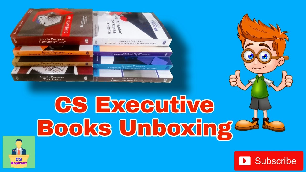 cs executive books unboxing ll cs executive module unboxing new ...