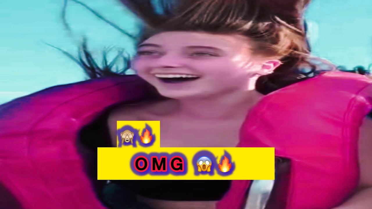 Beautiful Girls Funny And Crazy Reaction On The Slingshot Ride 🤩🔥