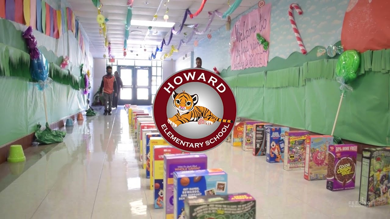 Florence Howard Elementary Collects 1,200 Boxes of Cereal! - YouTube