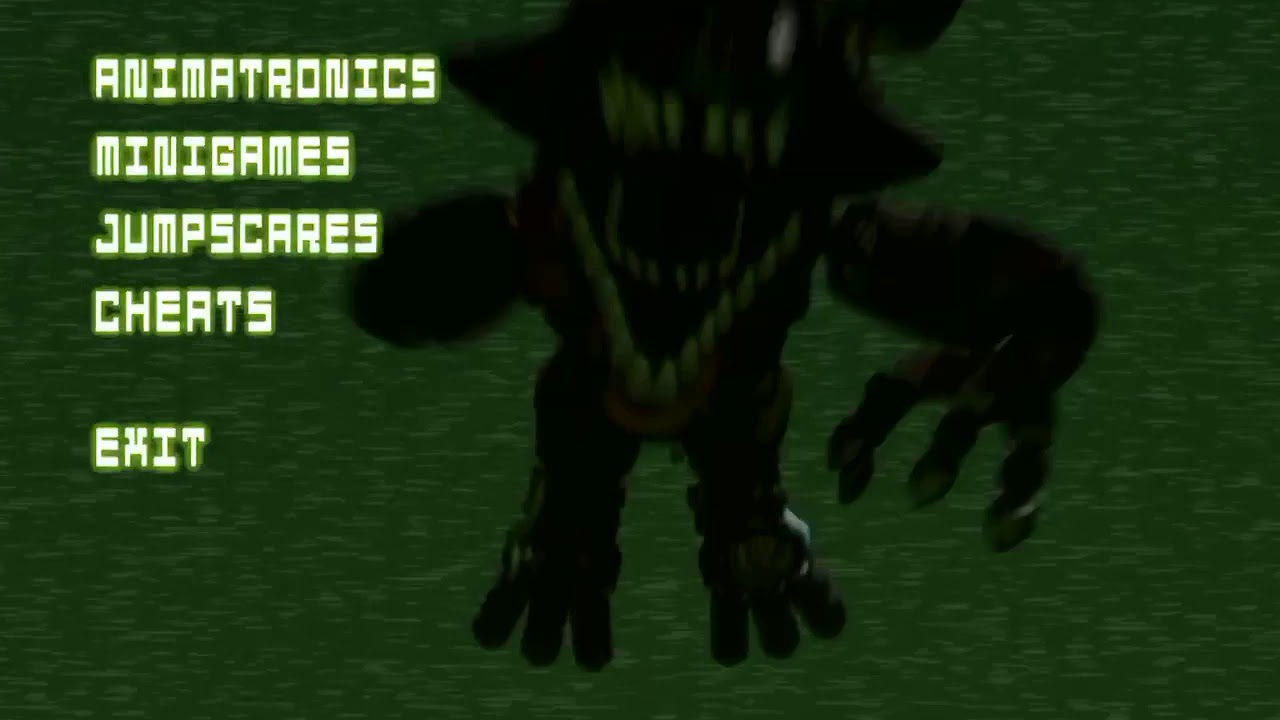 FNAF 3 Mobile REMASTERED: Extra Menu Jumpscare No Sound Glitch - YouTube
