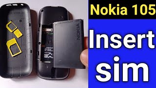 Nokia 105 106 How To Remove Battery And Insert Sim Mp3 & Mp4 Download ...