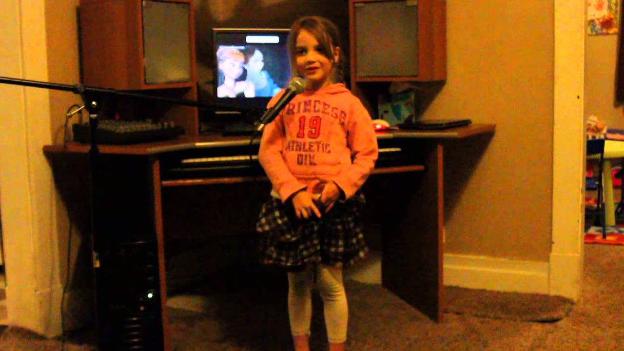 Lexi Ella Riley - Sings for the first time in forever - YouTube