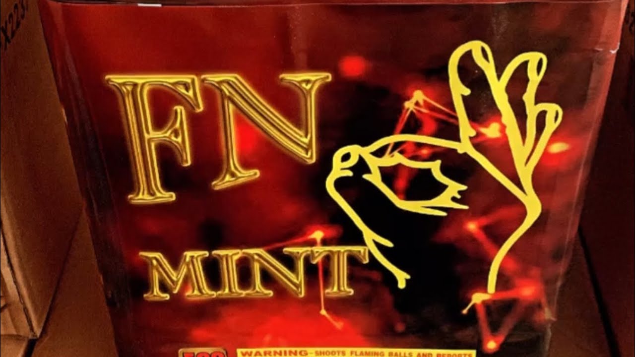 FN Mint 30 Shots Firework (🤫 brand) - YouTube
