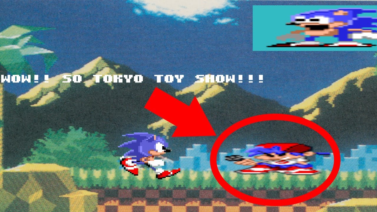 TOKYO FUNKIN 1990 (Sonic TTS 1990 FNF Oneshot Mod) Gameplay - YouTube
