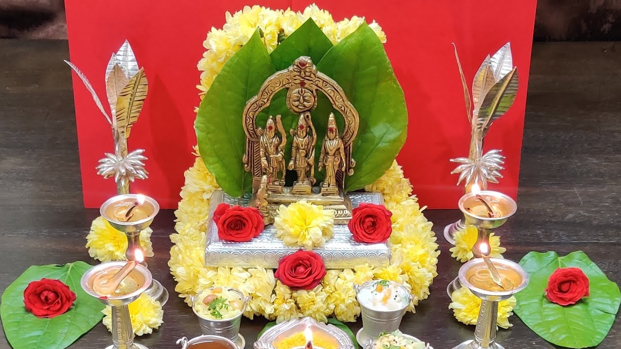 Shree Rama Pooja 🙏🌹 Ayodhya Ram Mandir Pooja Celebration At Home 🙏🌹 Jai ...