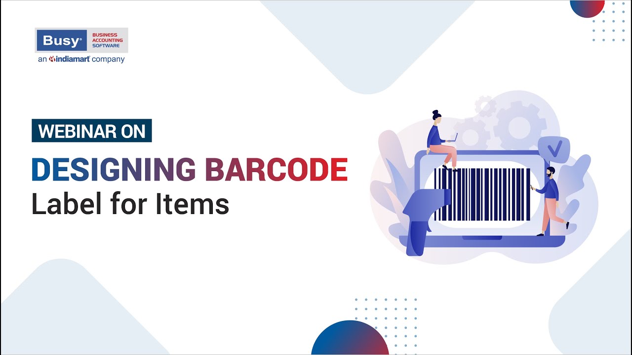 Designing Bar-Code Label for Items - A Step by Step Guide (Hindi) - YouTube