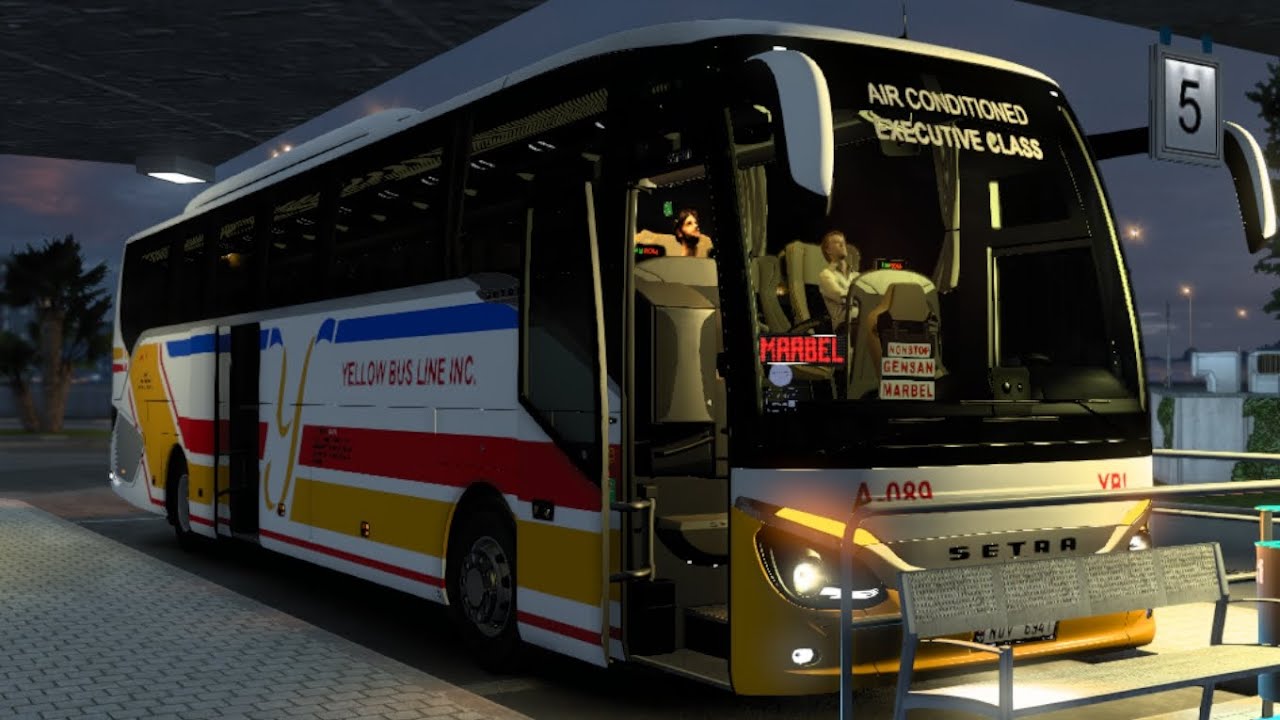 ETS 2 [1.45] Yellow Bus Line Executive Class on Setra S516HD ...