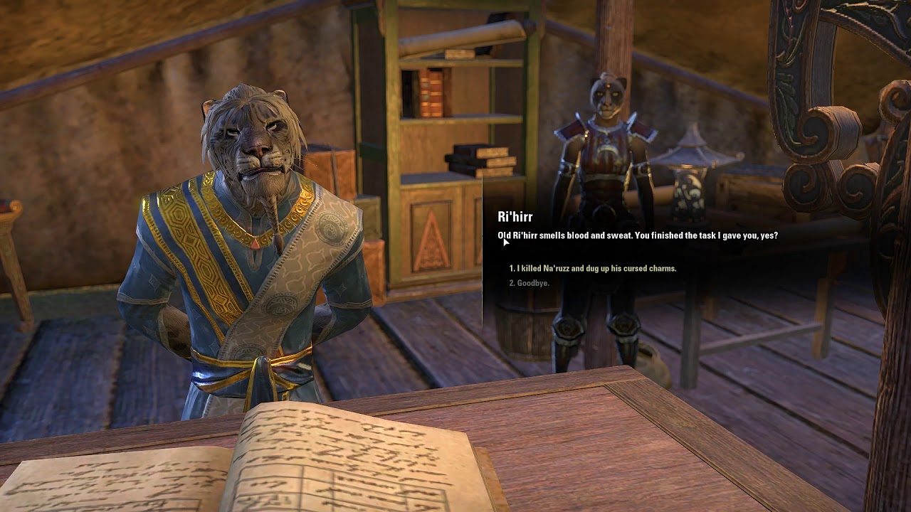 ESO Another Day, another Death Quest Turn In Funny Dialogue 2019 - YouTube