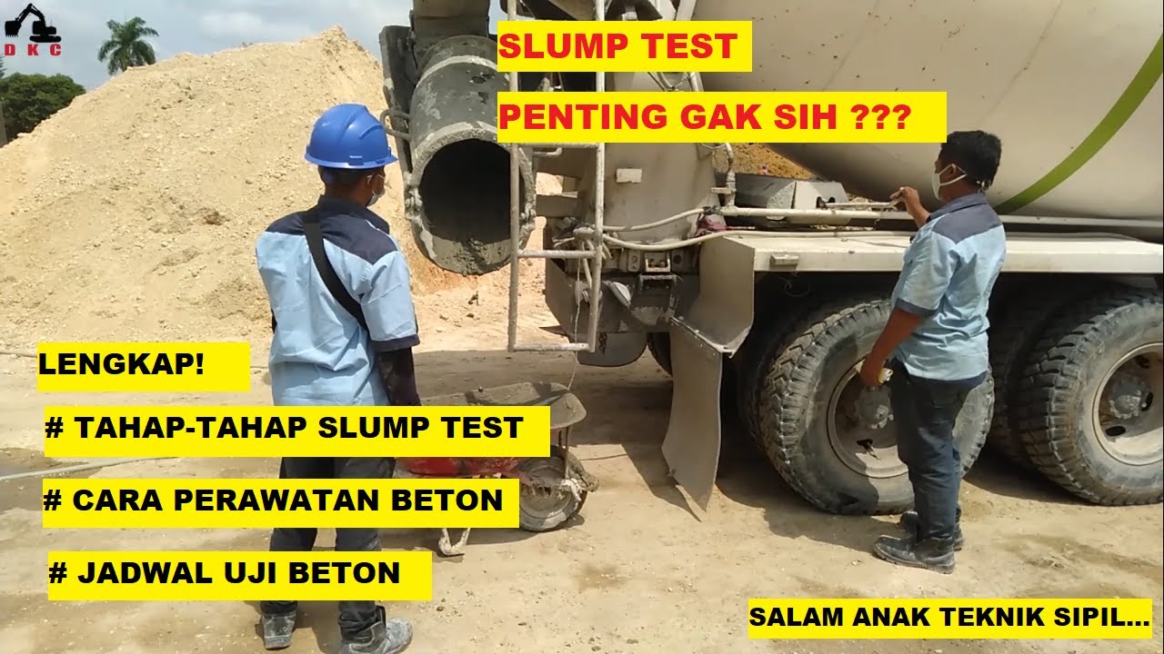 Metode Uji Slump (Slump Test) - YouTube