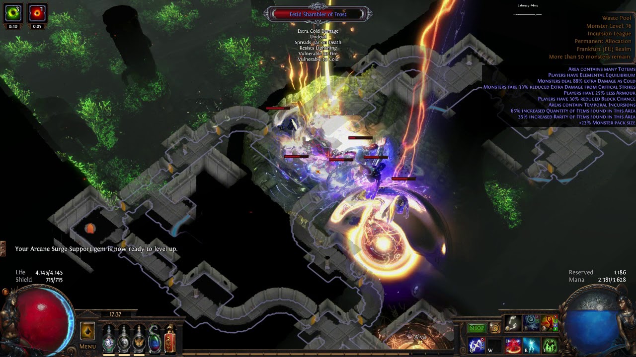 PoE 3.3 | Incursion | Poet's Pen Arc/BL Indigon Ascendant[ELE/ASS ...