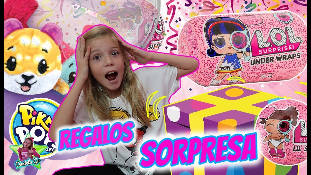 ABRIENDO REGALOS SORPRESA LOL SURPRISE UNDER WRAPS y PIKMI POPS ...