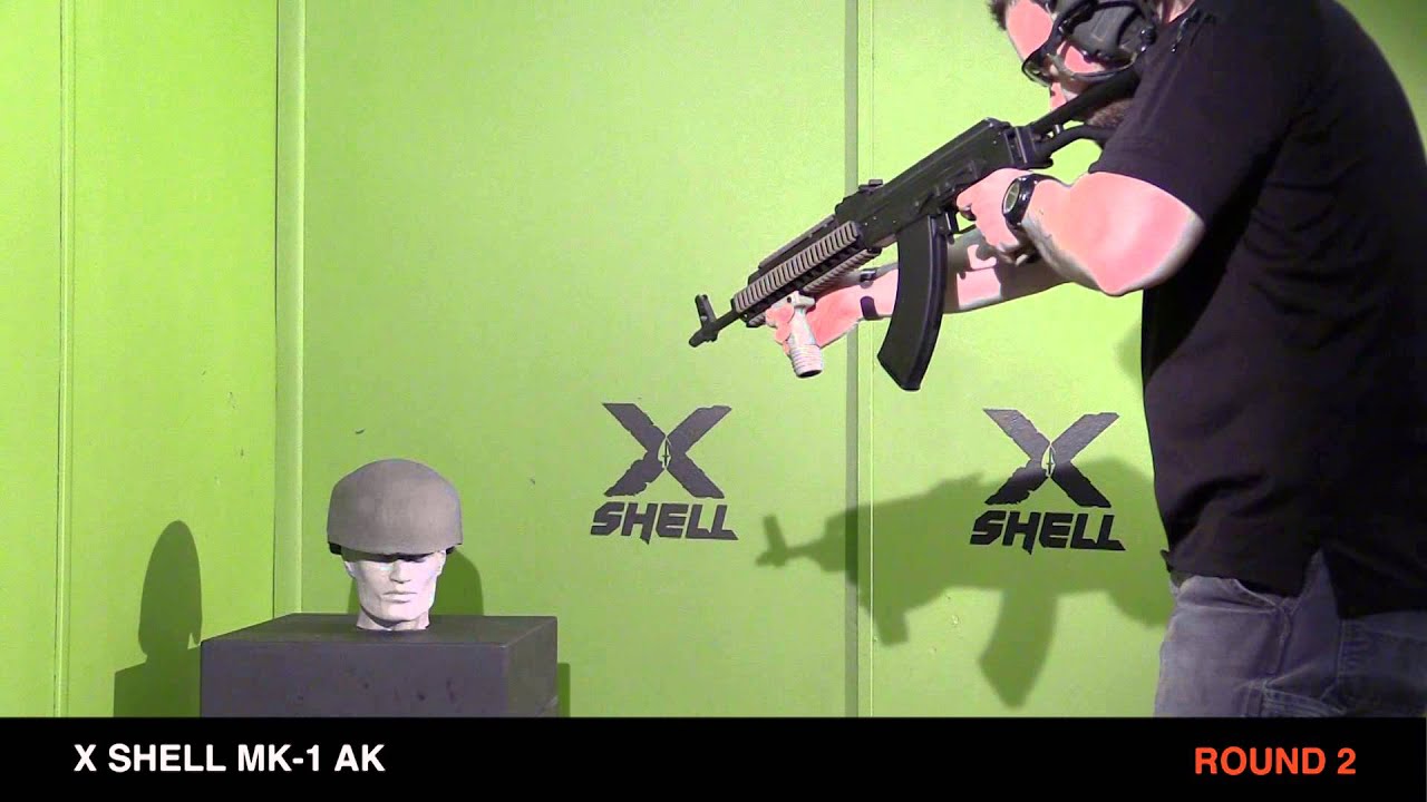 X Shell MK-1 AK Helmet, the world's only true AK-47 protective helmet ...