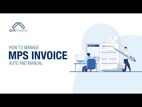 How to create MPS Auto Invoice and Manual Invoice - English - YouTube