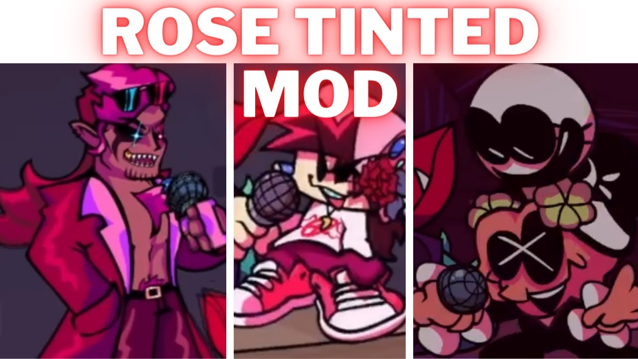 Friday Night Funkin - Perfect Combo - ROSE TINTED MOD Full Week [FNF ...