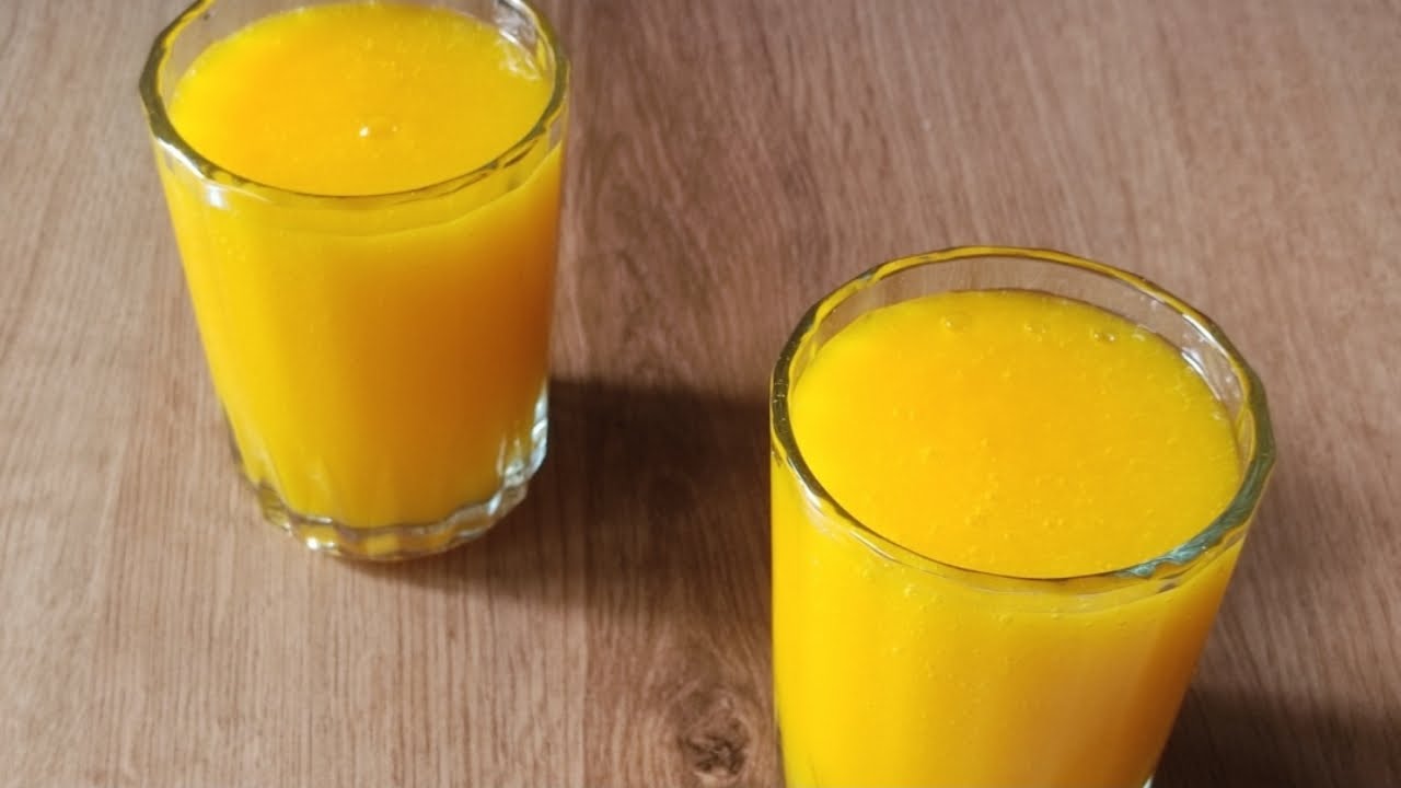 Mango juice/ Yummy and tasty juice recipe - YouTube