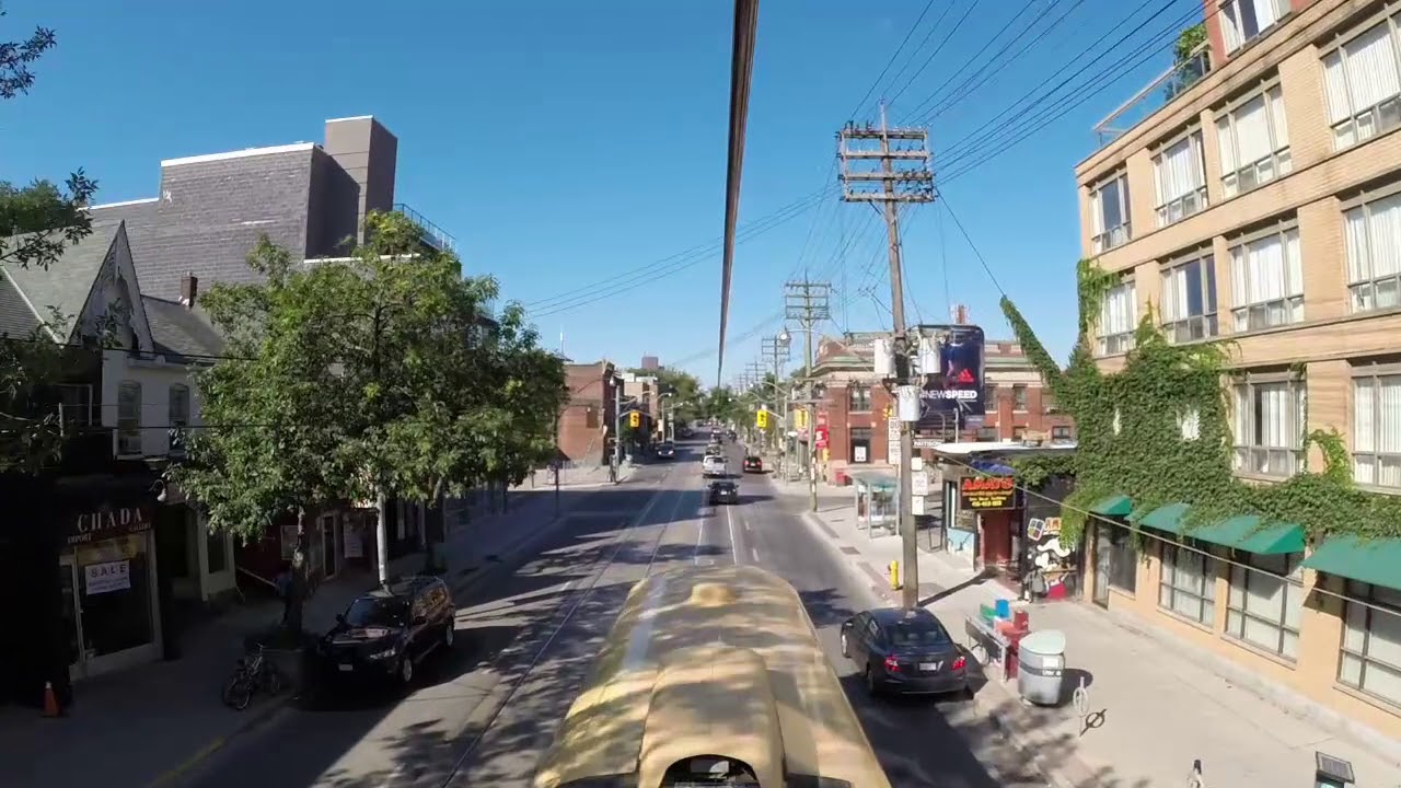 Toronto Streetcar: View from Trolley Pole - YouTube