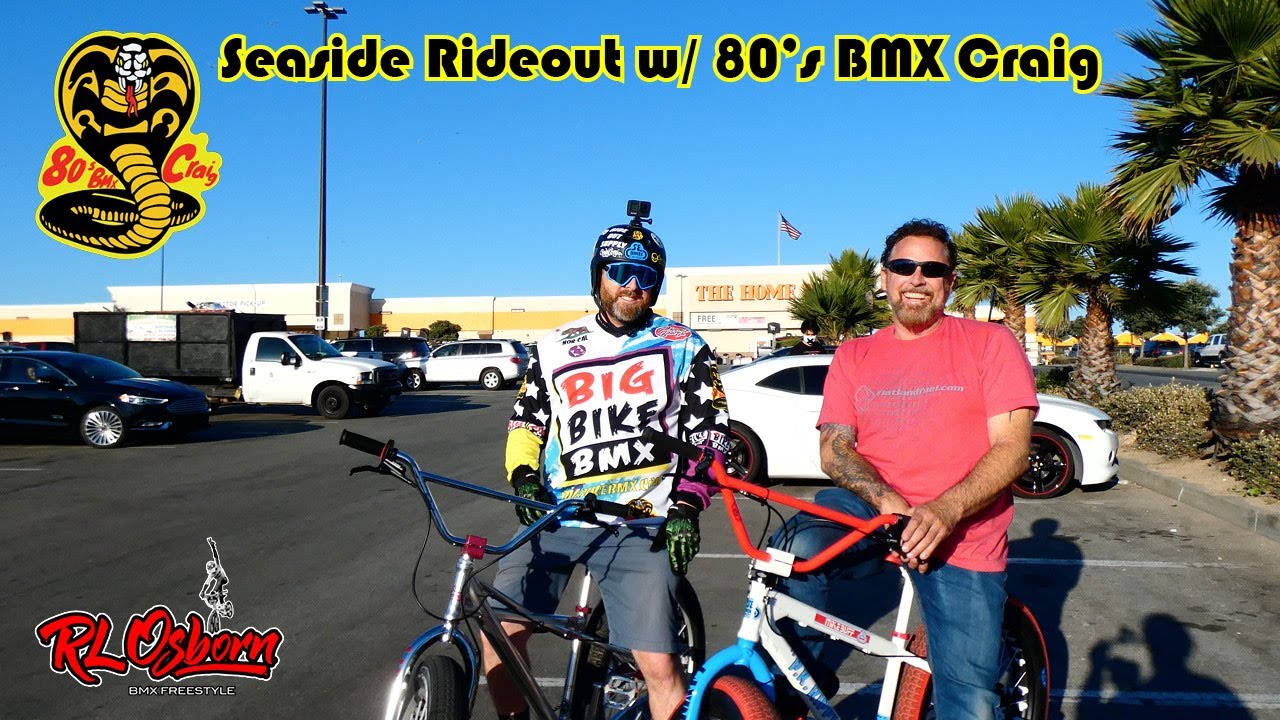 RL Osborn's first Rideout EVER! Hanging with 80's BMX Craig + Seaside ...