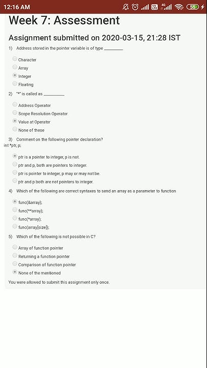 Art of C Programming Assignment 7 - YouTube