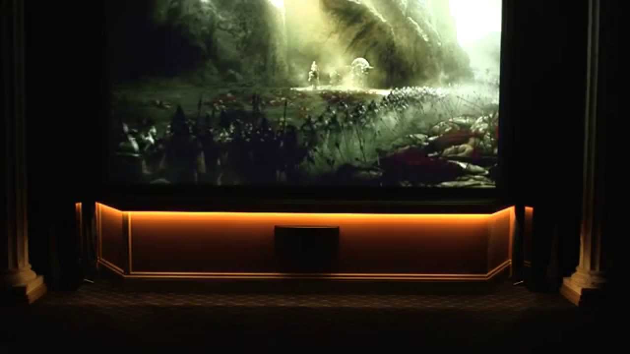 Movie Room LED Lighting - YouTube