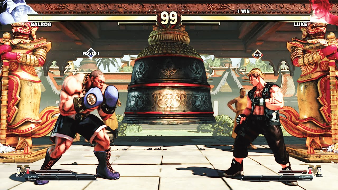 Balrog vs Luke (Hardest) Street Fighter V. - YouTube