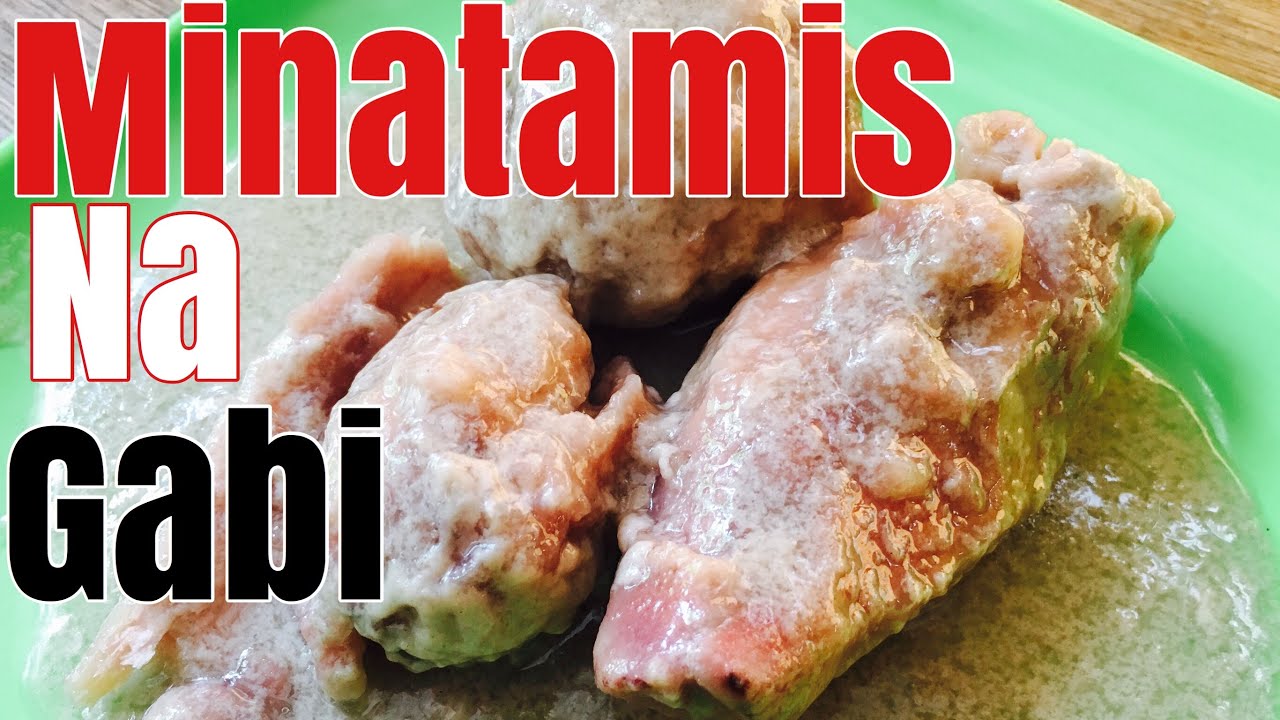 Sweetened Taro With Coconut Milk| How Delicious - YouTube