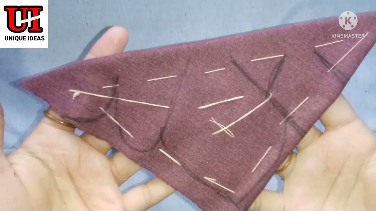 New Applic Cutting design For Ralli Bed Sheet' Unique ideas - YouTube
