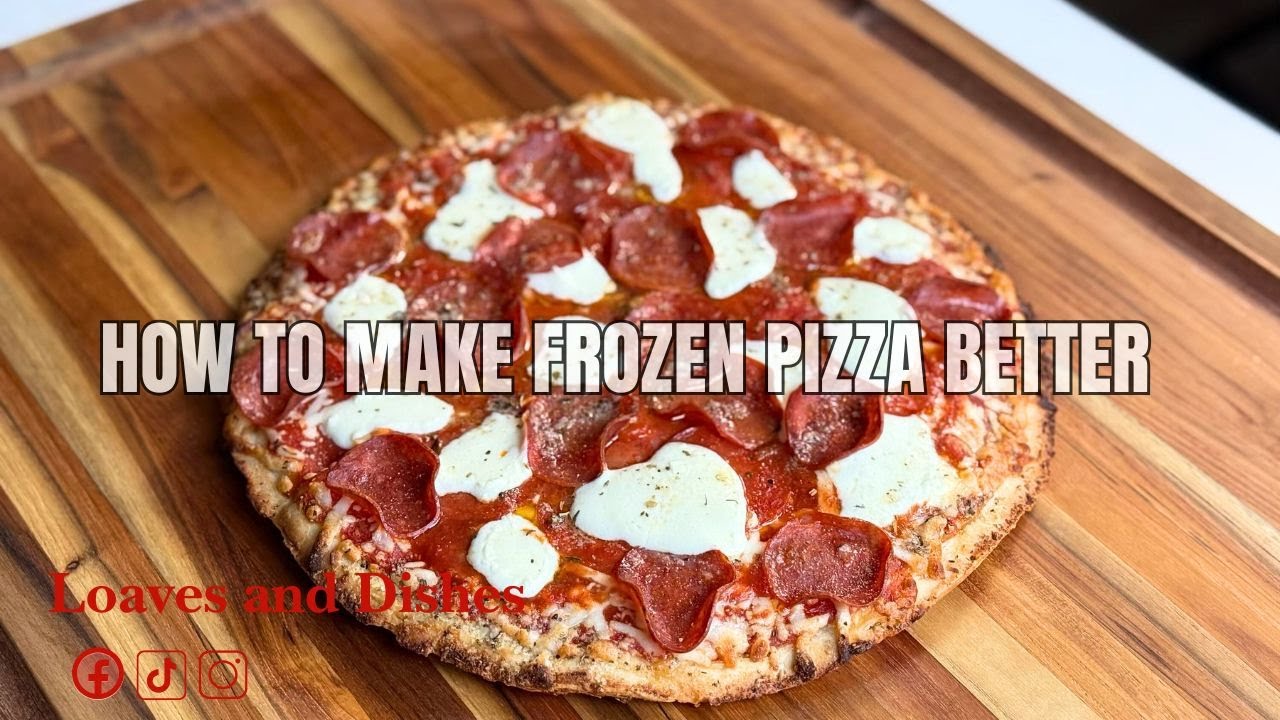 How to Make Frozen Pizza Better - YouTube