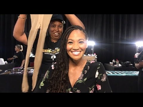 How to Wrap Faux Locs, Braids, and Dreadlocks with a Pantyhose