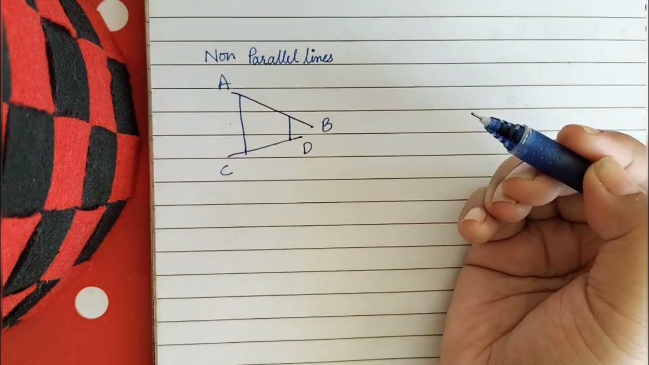 Parallel & Non Parallel lines| Basics of Geometry - YouTube