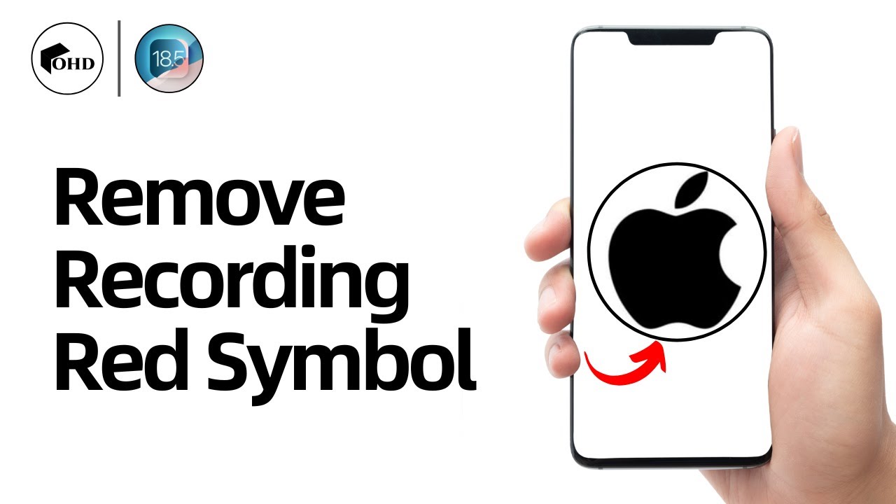 How to Remove Recording Red Symbol While Screen Recording on iPhone ...