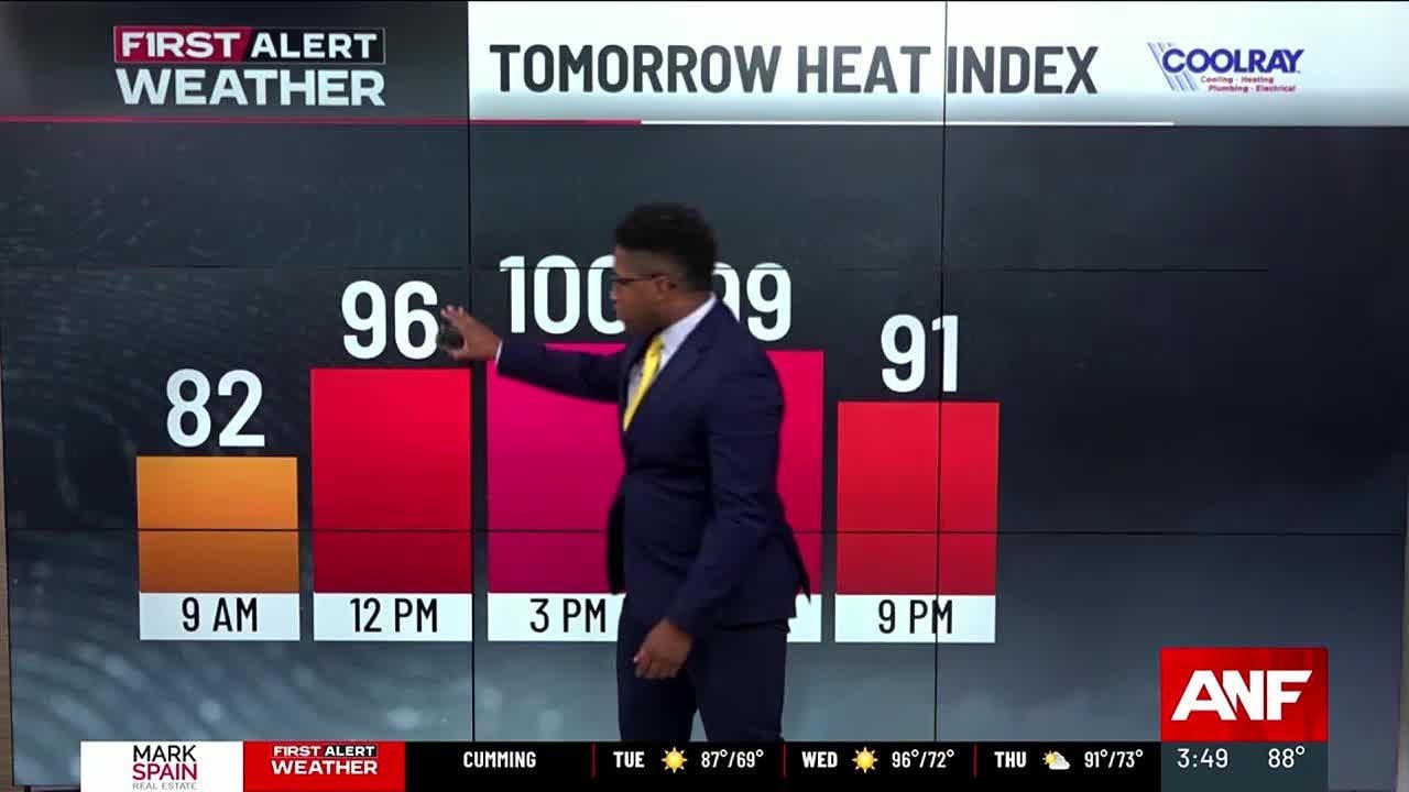 First Alert | Hot & humid Wednesday; improving weekend forecast - YouTube