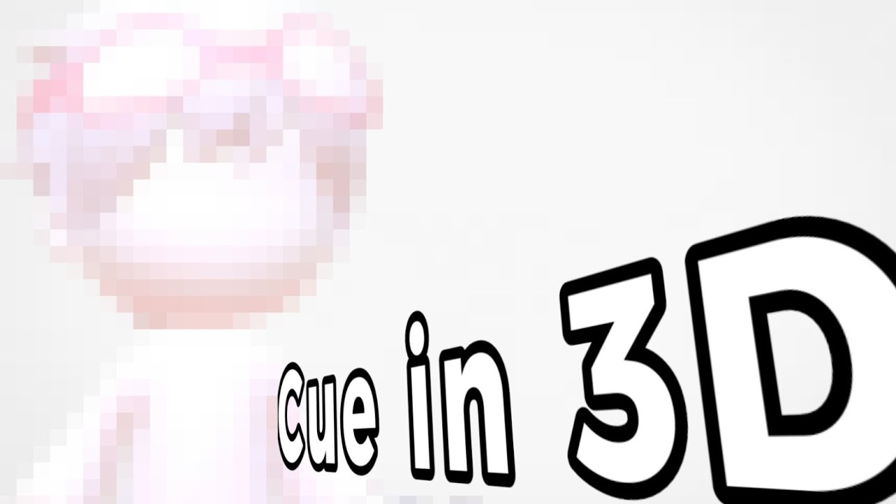 how does cue look in 3D?! 🤩 - YouTube