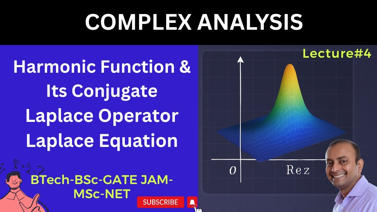 Harmonic Function & Its Conjugate | Laplace equation | Complex Analysis ...