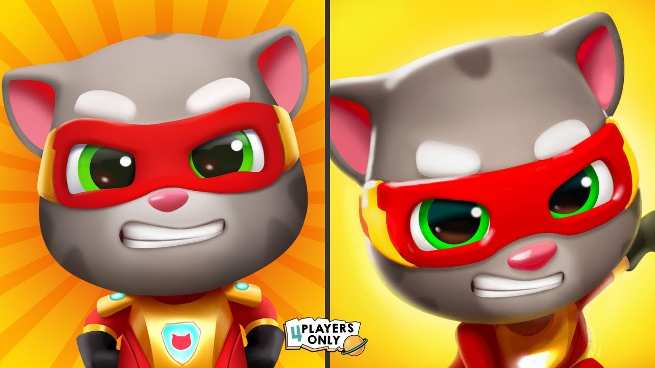 Talking Tom Hero Dash | TALKING TOM HERO RED OUTFIT Vs GREEN OUTFIT! By ...