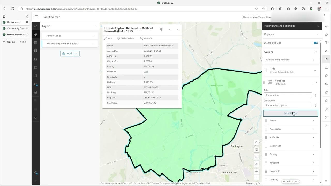 ArcGIS Online - using Attribute Expressions - YouTube