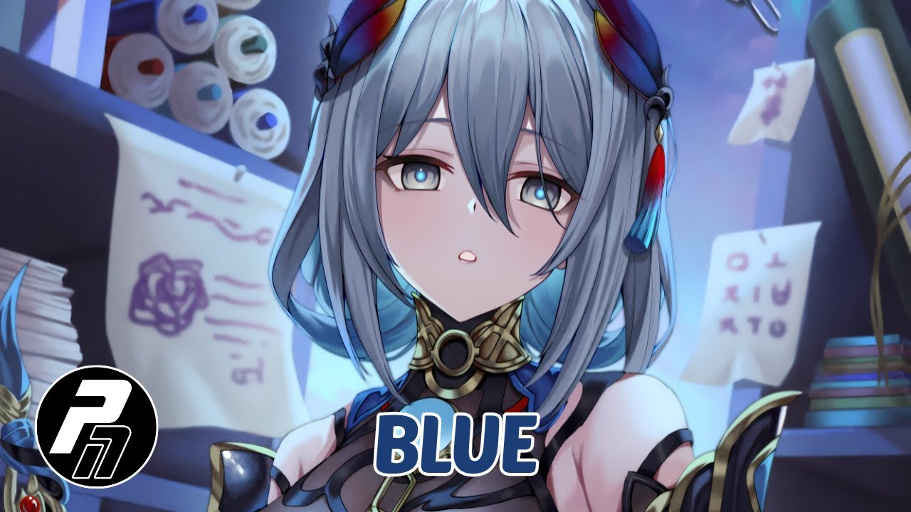 Nightcore - Blue | Lyrics - YouTube