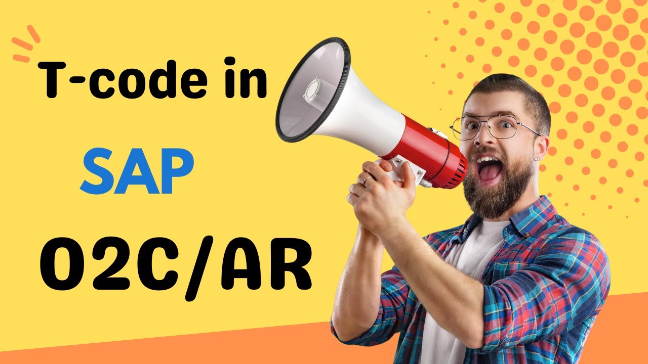 T Codes of Accounts Receivable/O2C in SAP | Detailed Video | 20 Most ...