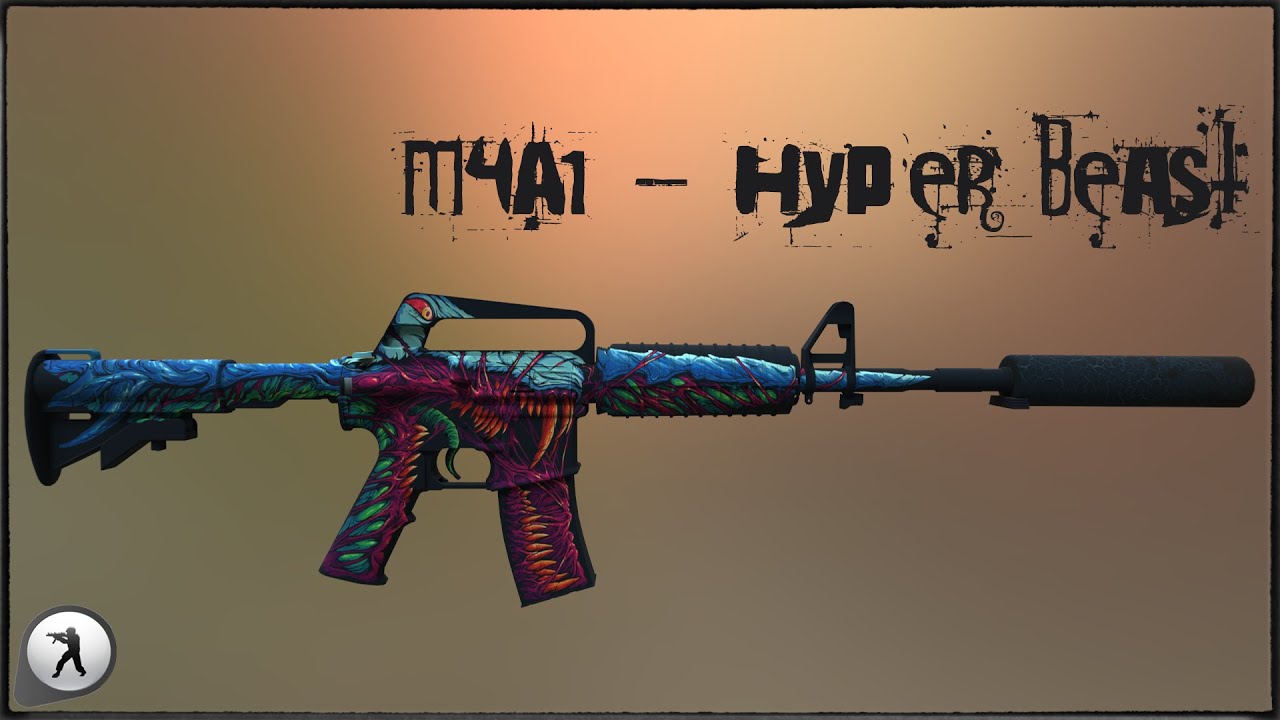 M4A1 - Hyper Beast | модель оружия для css | скачать - YouTube