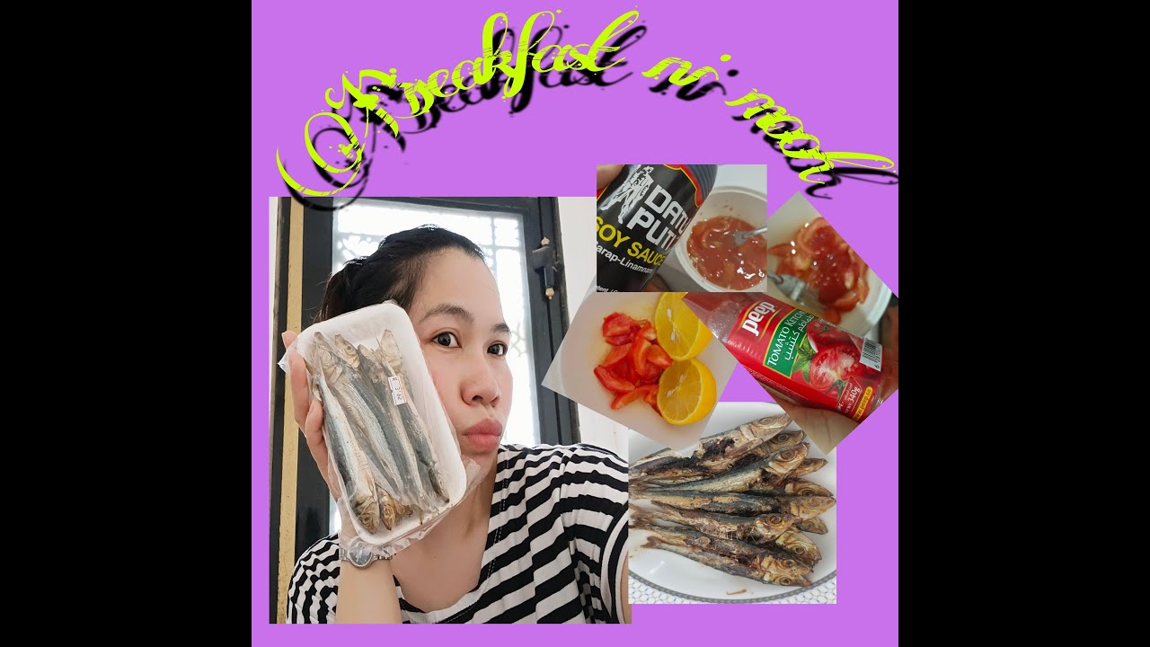 Eating breakfast with Tuyo/ dried fish| Bhebiemooh - YouTube