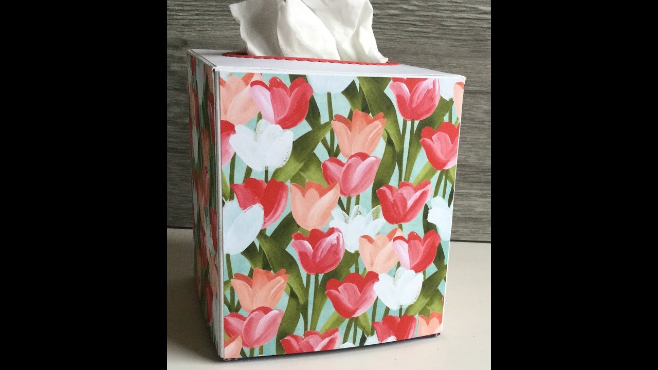 Spring Tissue Box Cover 3.11.22 - YouTube