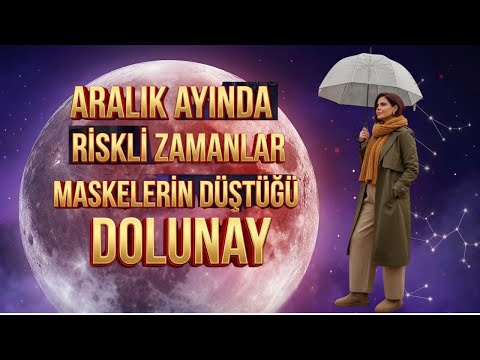 Aralık Ayında Riskli Zamanlar -Maskelerin Düştüğü Dolunay @AstrologDilekKorhan