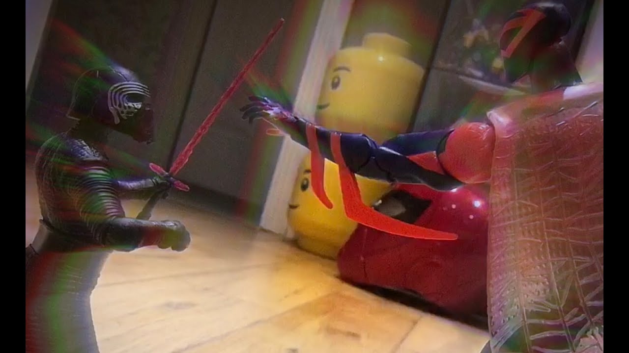 (100 Sub Special) | Kylo Ren Vs. Spider-Man 2099 (A Toy Stop-Motion ...